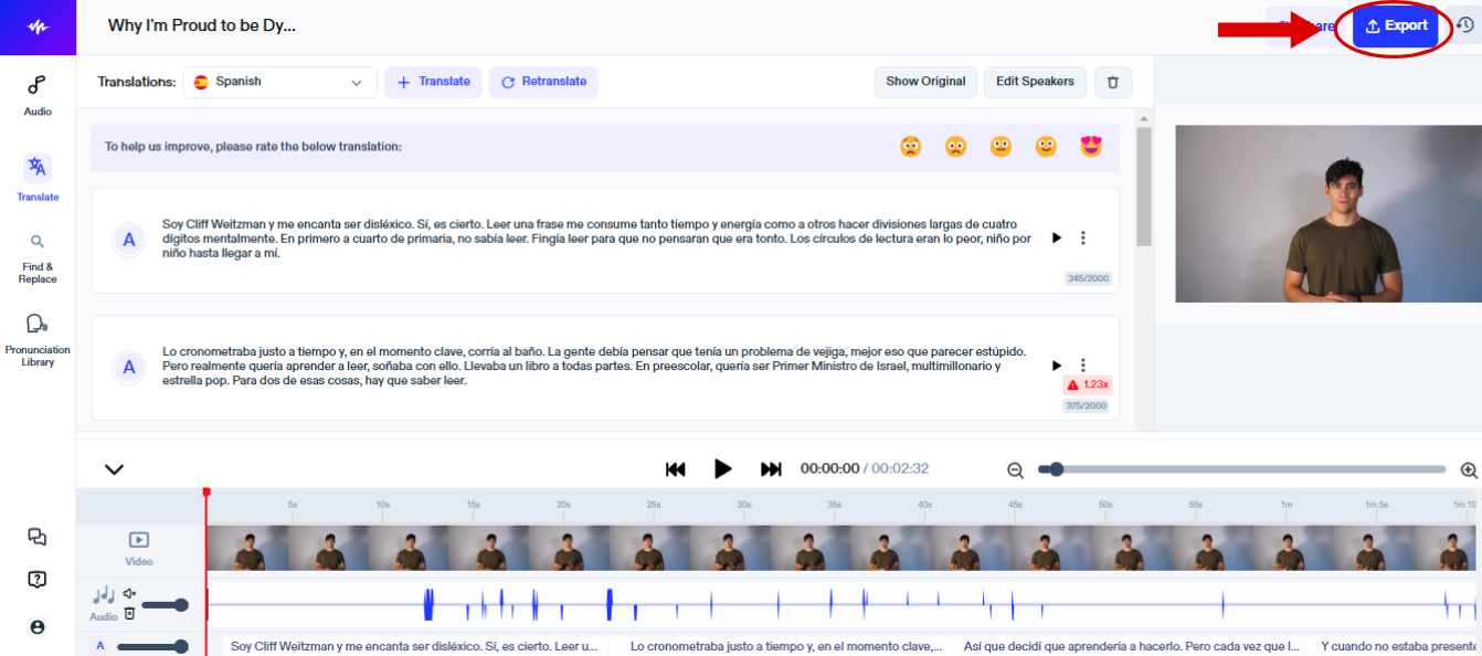 How to Dub a Video in Spanish Using AI Voices | Speechify